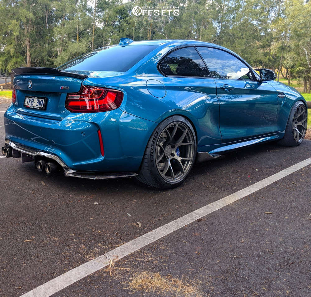2017 BMW M2 with 19x9.5 19 BC Forged RS41 and 255/35R19 Michelin Pilot ...