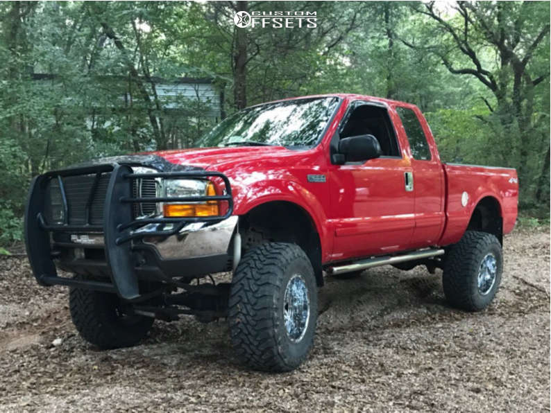 2001 Ford F-250 Super Duty with 18x12 -44 Fuel Hostage and 37/13.5R18 ...