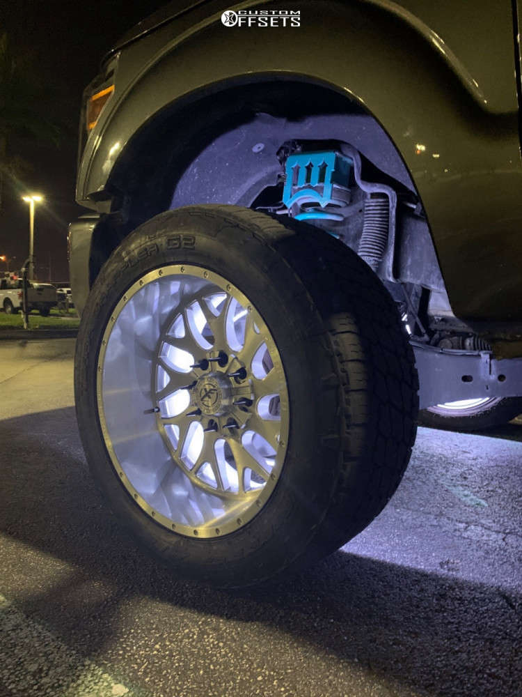 2015 Ford F-250 Super Duty with 22x12 -44 XF Forged Xfx-301 and 305 ...