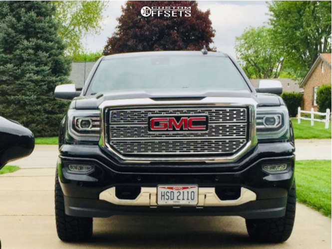 2016 GMC Sierra 1500 with 20x9 1 Fuel Maverick D610 and 305/55R20 ...
