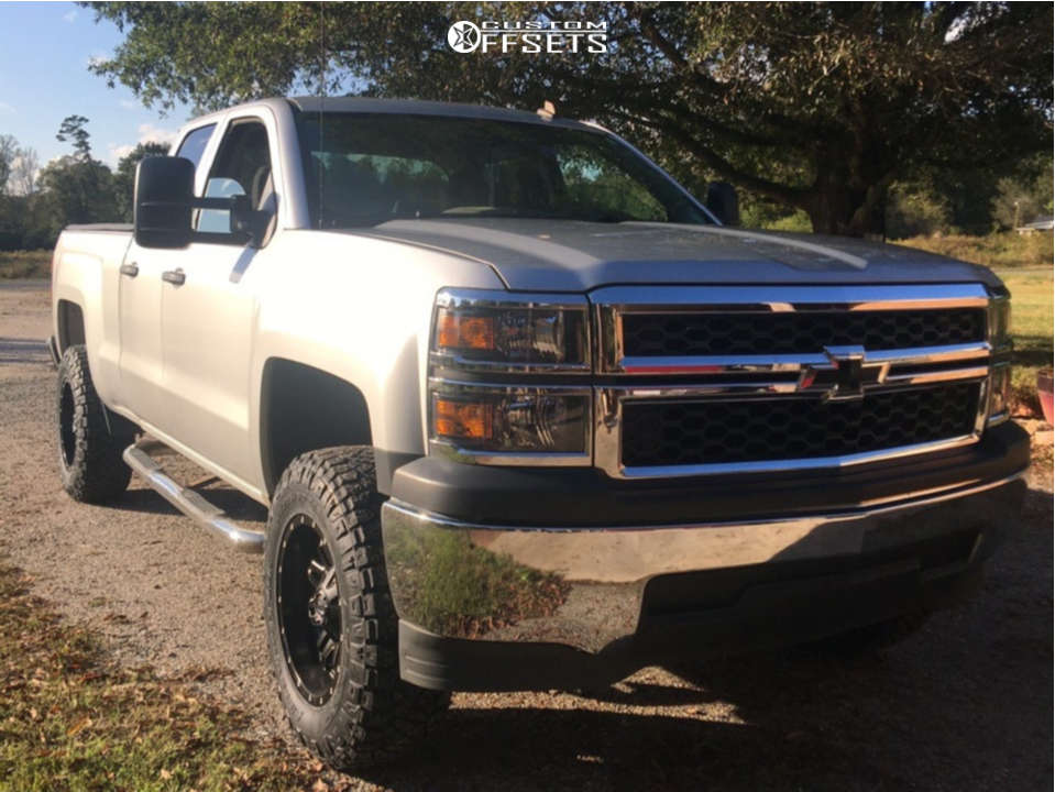 2014 Chevrolet Silverado 1500 Wheel Offset Slightly Aggressive ...