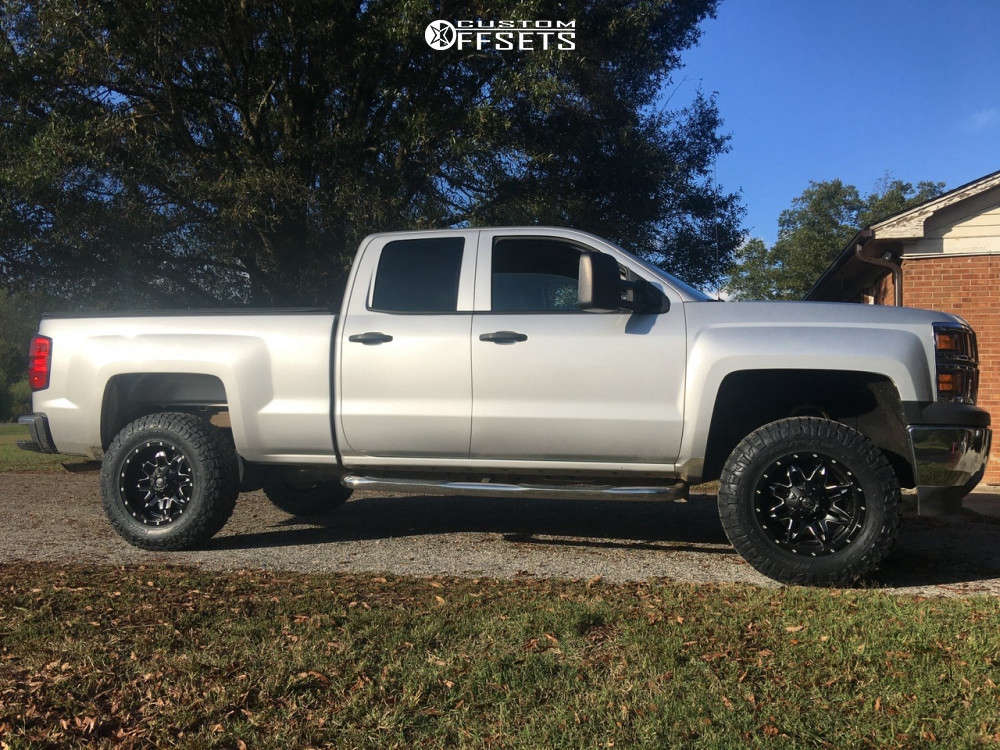 2014 Chevrolet Silverado 1500 Wheel Offset Slightly Aggressive ...