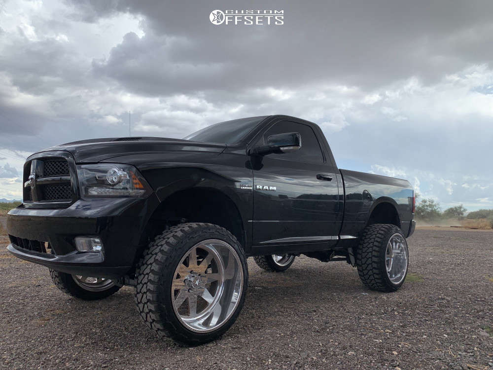 2012 Ram 1500 with 24x14 -73 American Force Independence Ss and 35/13 ...