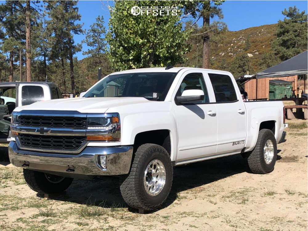 2017 Chevrolet Silverado 1500 with 17x8.5 Method Mr315 and 35/12.5R17 ...