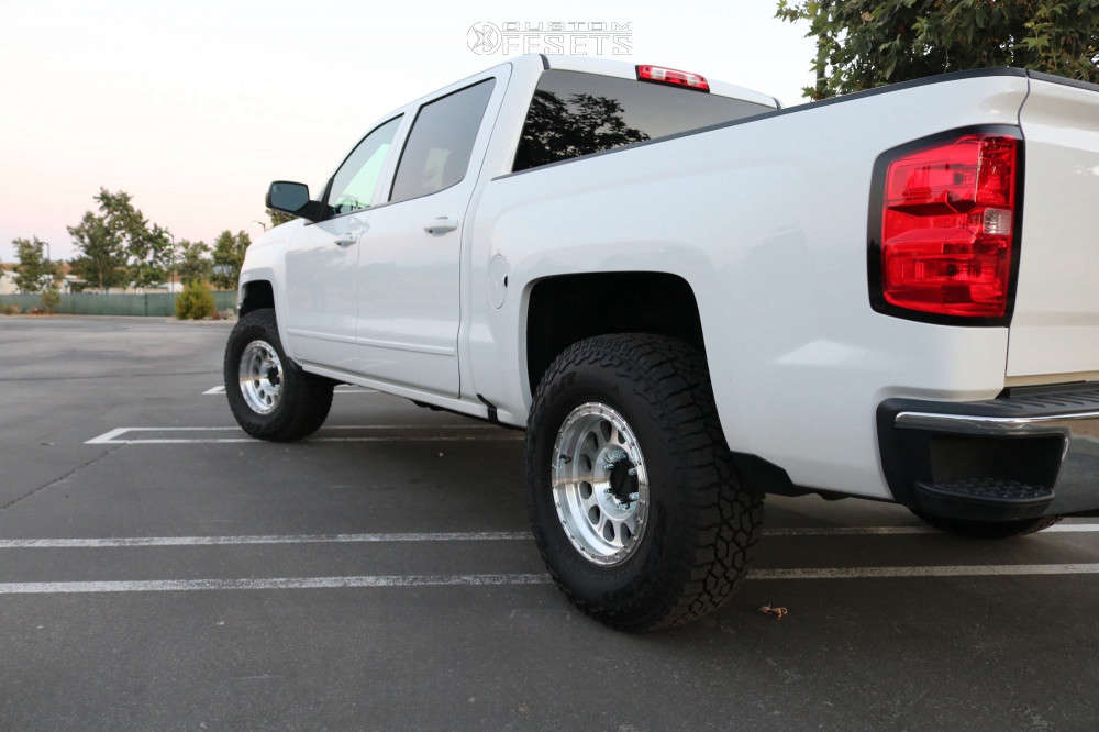 2017 Chevrolet Silverado 1500 with 17x8.5 0 Method Mr315 and 35/12.5R17 Falken Wildpeak At3w and ...