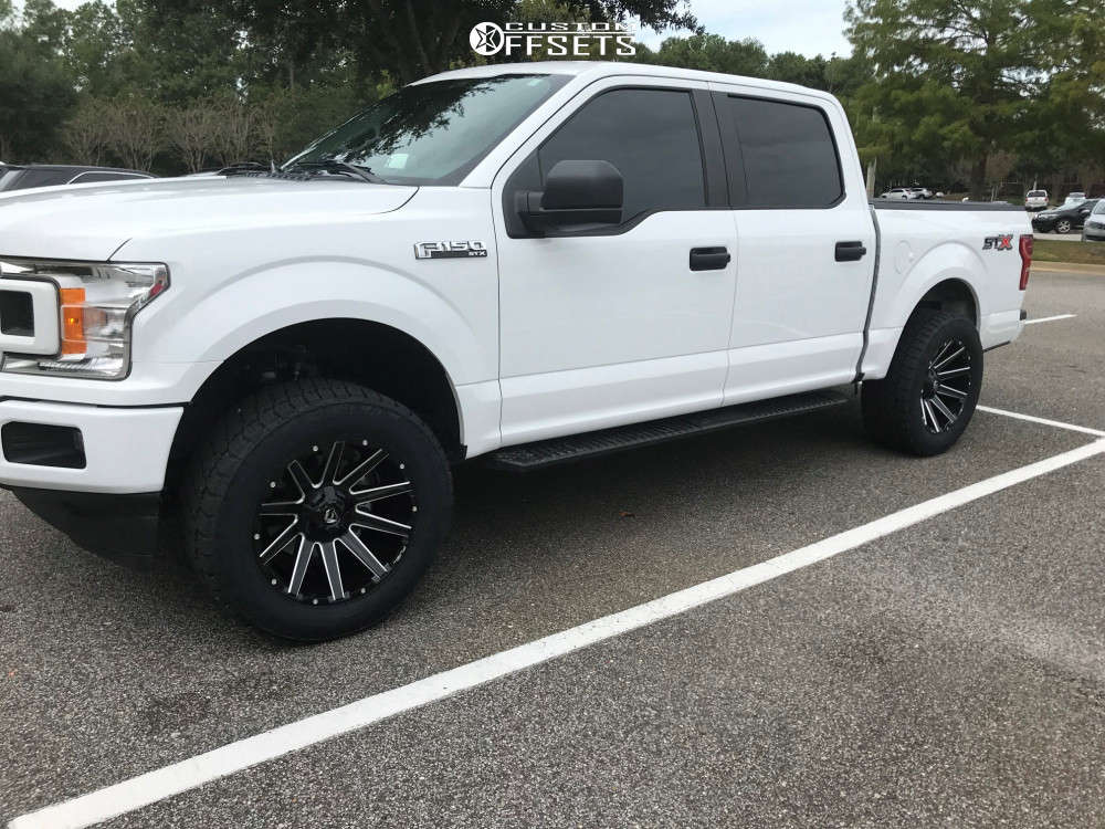 2018 Ford F-150 with 20x10 -18 Fuel Contra and 305/55R20 Nitto Terra ...