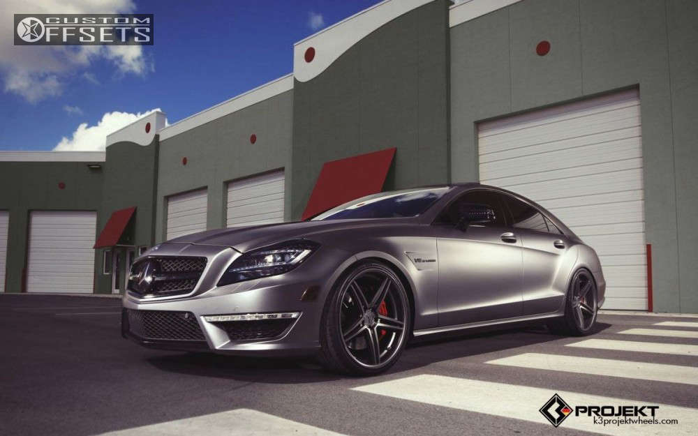 2013 Mercedes-Benz CL550 with 20x9 32 K3 Projekt Projekt 1 and 255 ...