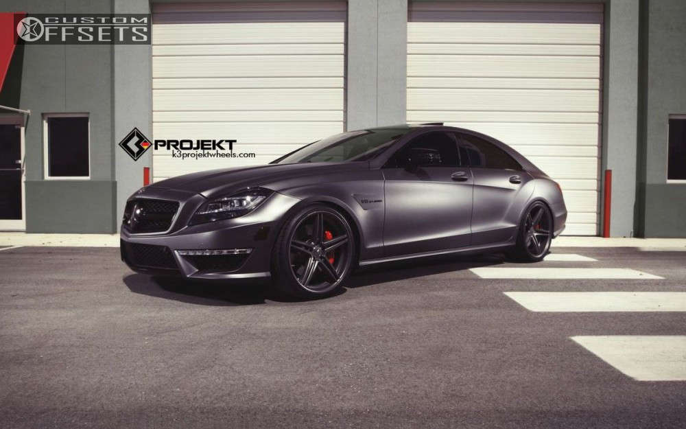 2013 Mercedes-Benz CL550 with 20x9 32 K3 Projekt Projekt 1 and 255 ...