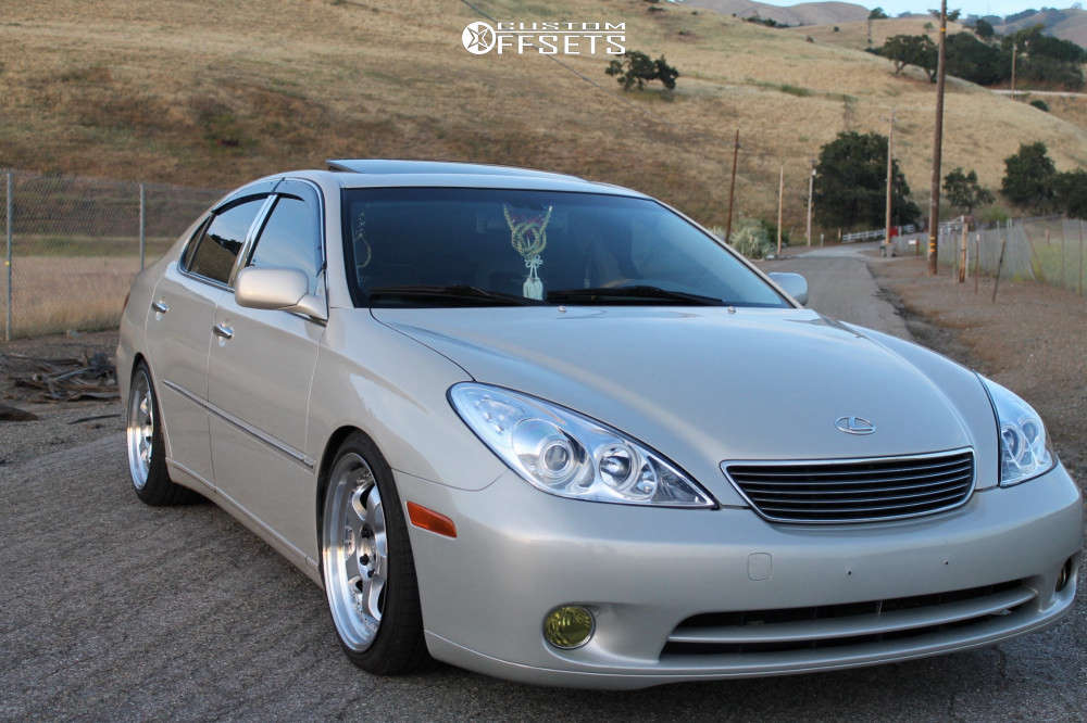 2005 Lexus ES330 with 18x8.5 30 ESR Sr06 and 225/40R18 Dcenti D9000 and ...
