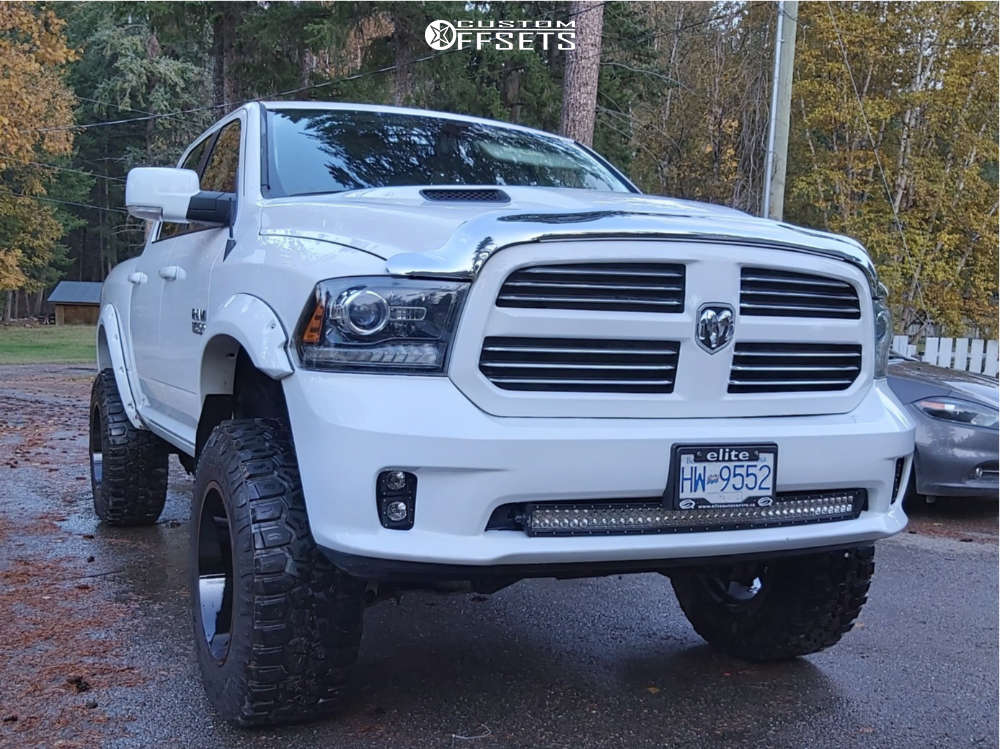 2014 Ram 1500 with 20x12 -44 Fast Wheels Twisted and 37/13.5R20 ...