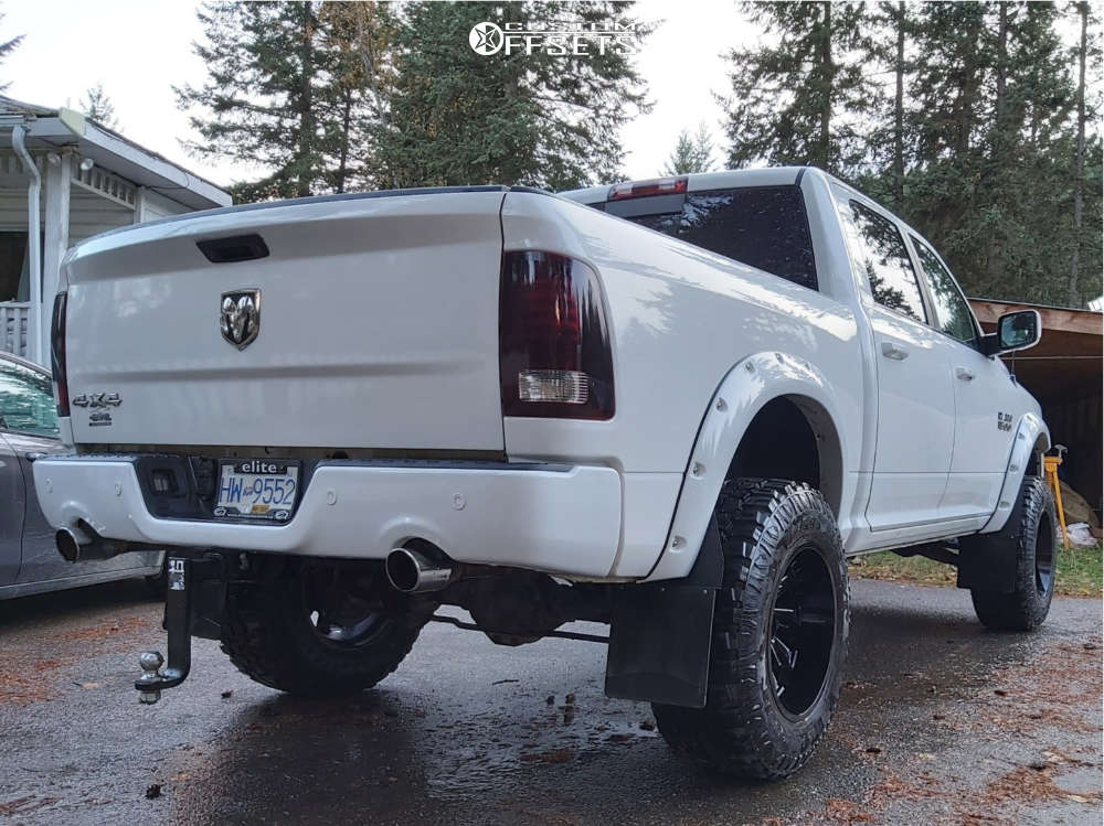 2014 Ram 1500 with 20x12 -44 Fast Wheels Twisted and 37/13.5R20 ...