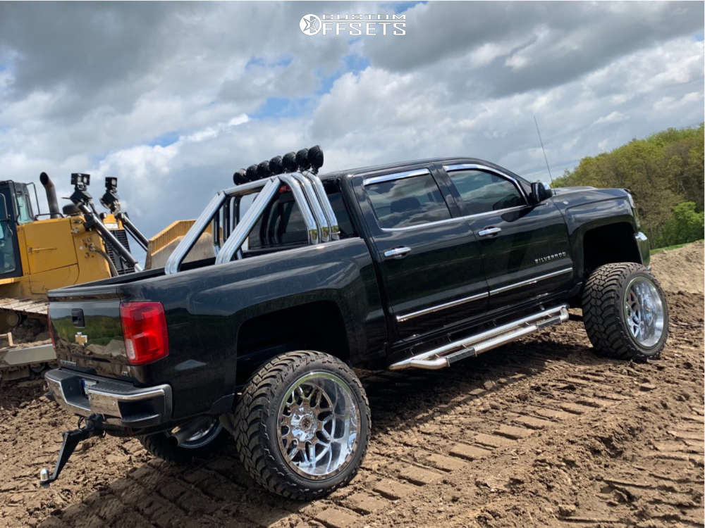 2016 Chevrolet Silverado 1500 with 24x14 -76 RBP Atomic and 37/13.5R24 ...