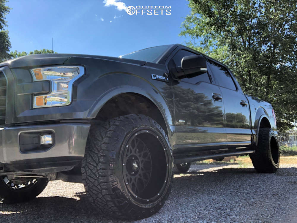 2017 Ford F-150 with 20x12 -51 Vision Rocker and 33/12.5R20 Nitto Ridge ...