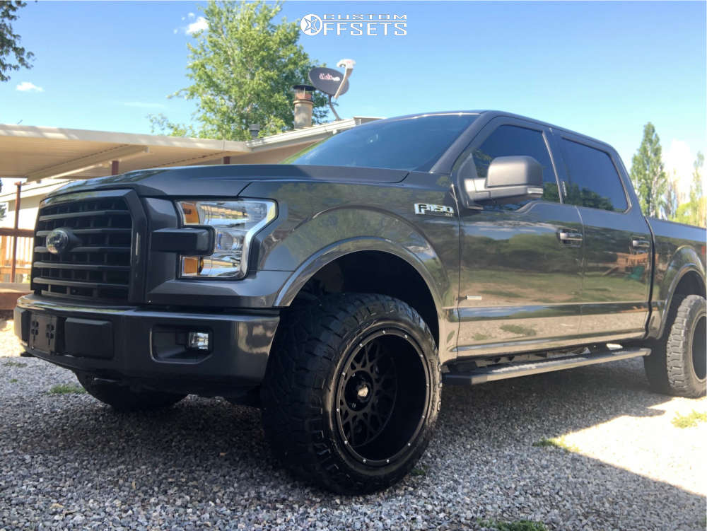 2017 Ford F-150 with 20x12 -51 Vision Rocker and 33/12.5R20 Nitto Ridge ...