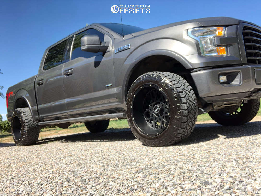 2017 Ford F-150 with 20x12 -51 Vision Rocker and 33/12.5R20 Nitto Ridge ...