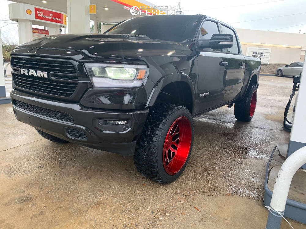 2019 Ram 1500 with 24x12 -44 Axe Offroad Ax1.2 and 35/12.5R24 RBP ...