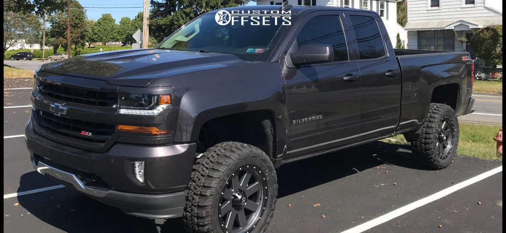 2016 Chevrolet Silverado 1500 with 20x9 0 Alloy Ion Style 134 and 33/12 ...