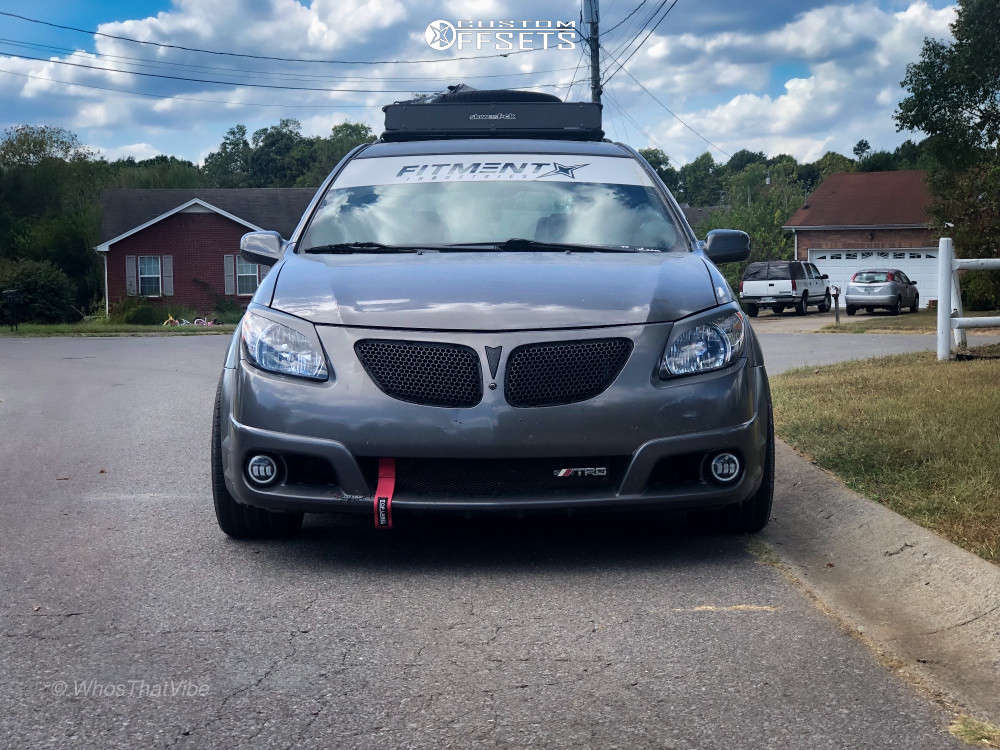 2007 Pontiac Vibe with 17x8 38 Enkei T6s and 245/40R17 Hankook Ventus ...