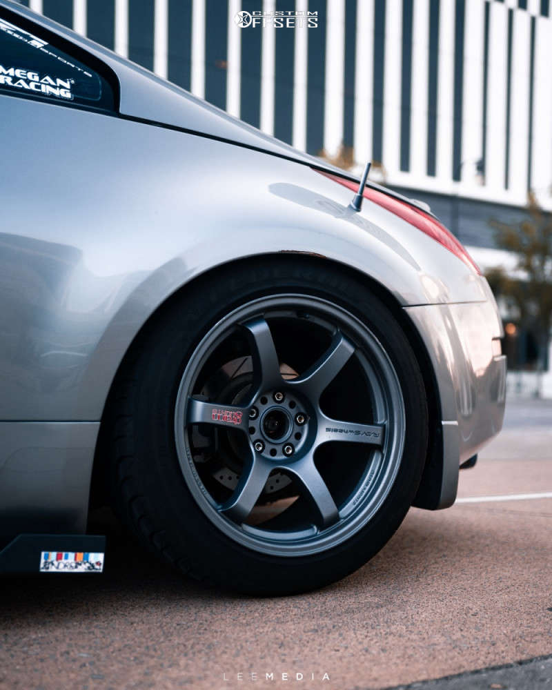2004 Nissan 350Z with 18x10.5 22 Rays Engineering 57DR and 275/35R18 ...