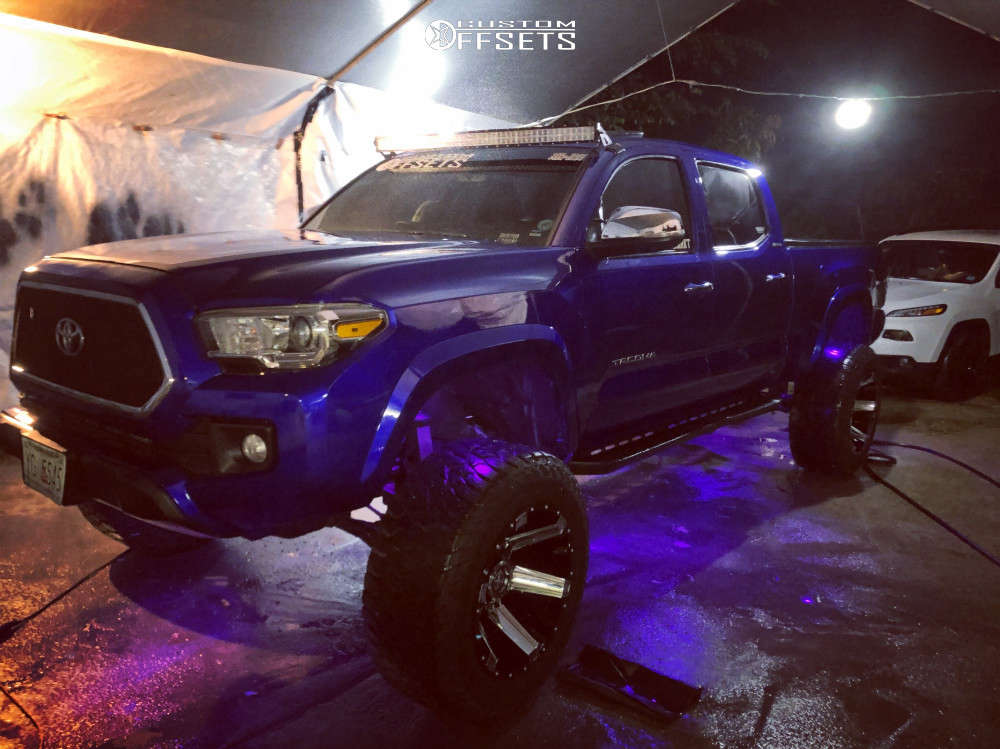 2016 Toyota Tacoma with 20x12 -44 XF Offroad Xf-214 and 35/12.5R20 AMP ...