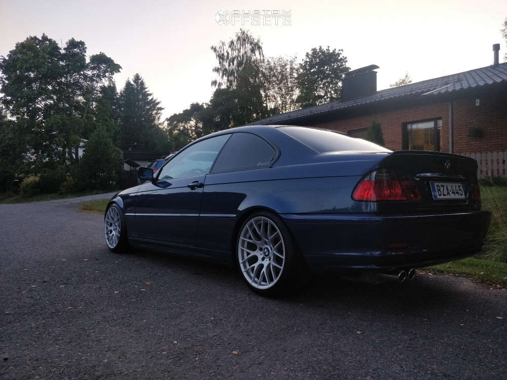 2001 BMW 325Ci with 18x8.5 35 Avant Garde M359 and 215/40R18 Federal ...