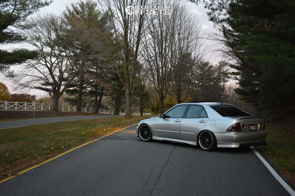 2005 Lexus IS300 with 18x9 30 Blitz BRW Type-03 and 225/35R18 Achilles ...