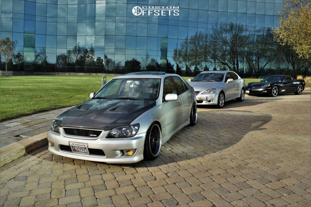 2005 Lexus IS300 with 18x9 30 Blitz BRW Type-03 and 225/35R18 Achilles ...