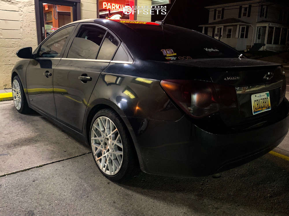 2013 Chevrolet Cruze Wheel Offset Tucked Stock | 821555 | Custom Offsets