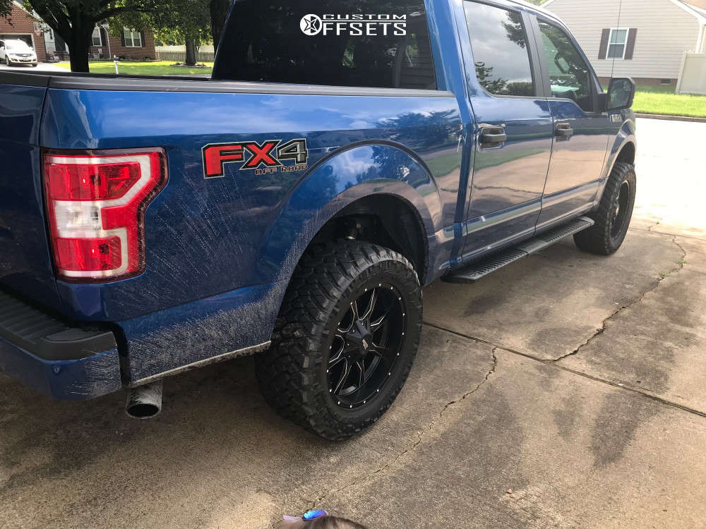 2018 Ford F-150 with 20x9 Moto Metal Mo970 and 305/55R20 Nitto Terra ...