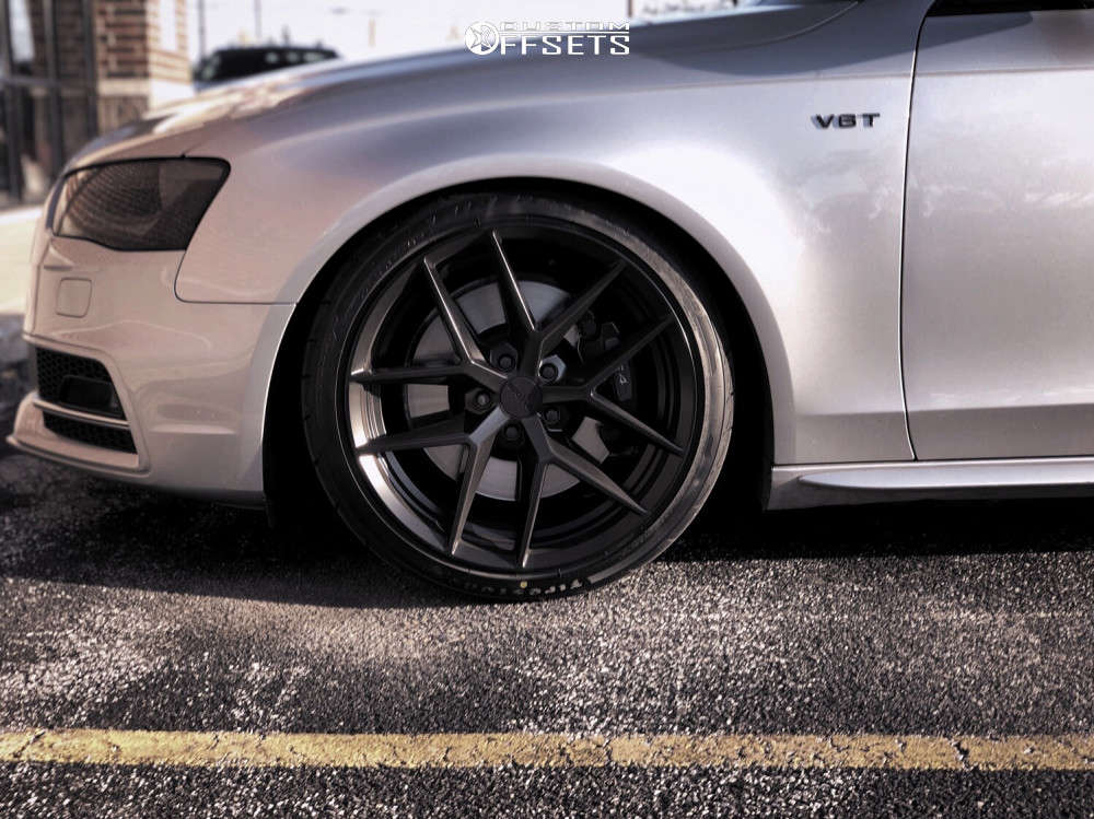 2015 Audi S4 with 19x8.5 45 Rotiform Flg and 225/30R19 Firestone ...