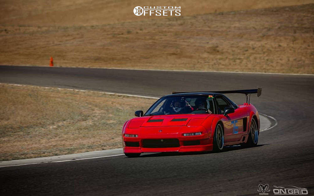1992 Acura NSX with 17x8 42 BBS Lm and 215/40R17 Falken Azenis Rt-615k ...