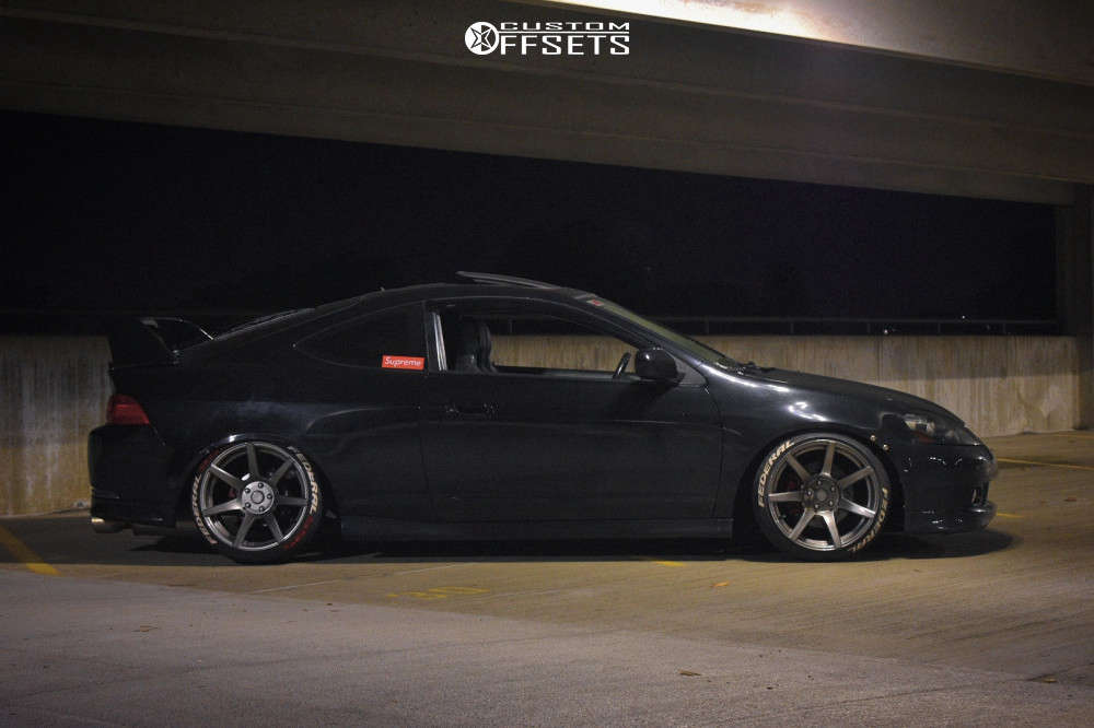 2005 Acura RSX with 18x9.5 15 7Twenty Style 55 and 225/35R18 Federal ...