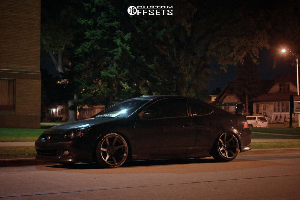 2005 Acura RSX with 18x9.5 15 7Twenty Style 55 and 225/35R18 Federal ...