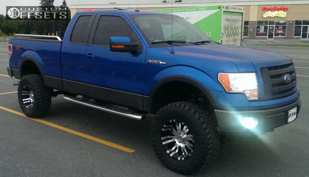 2010 Ford F-150 with 18x9.5 -19 Pro Comp Series 01 and 35/12.5R18 Toyo ...