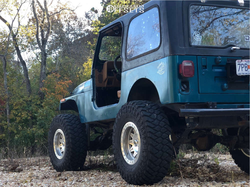 1995 Jeep Wrangler with 17x9 -14 Dirty Life Roadkill Race and 37/12 ...