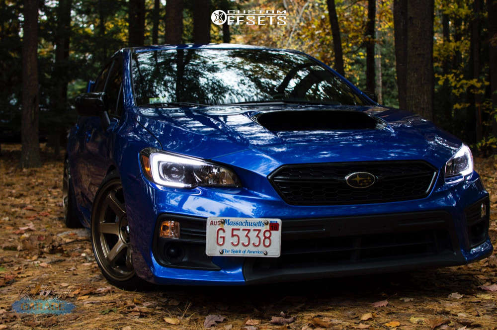 2019 Subaru WRX with 18x9.5 35 MST Mt01 and 225/40R18 Federal 595 Rs-r ...