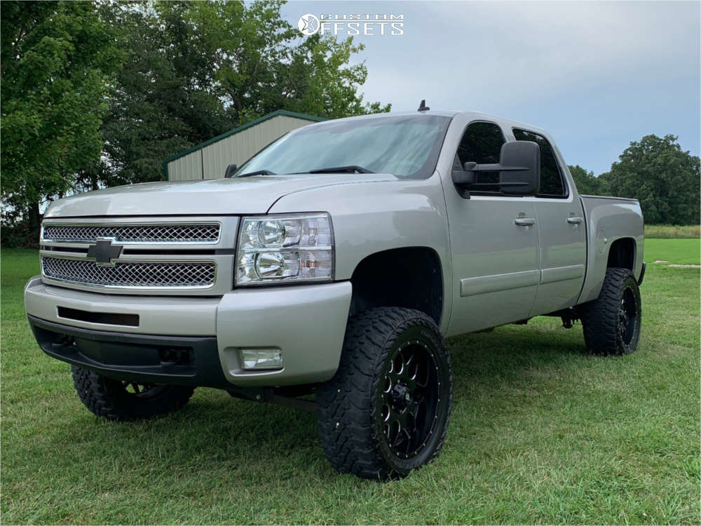 2008 Chevrolet Silverado 1500 with 20x9 0 LRG 104 and 305/55R20 ...