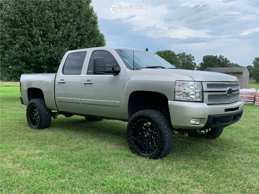 2008 Chevrolet Silverado 1500 with 20x9 0 LRG 104 and 305/55R20 ...