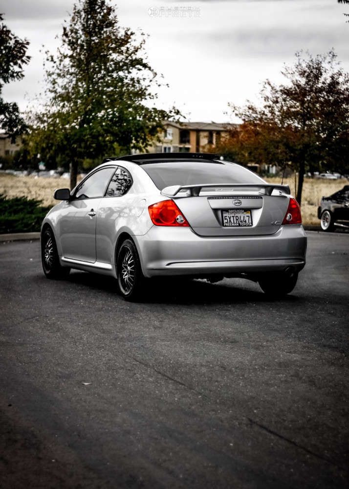 2007 Scion TC with 17x8 45 Konig Lace and 215/45R17 Yokohama Advan ...