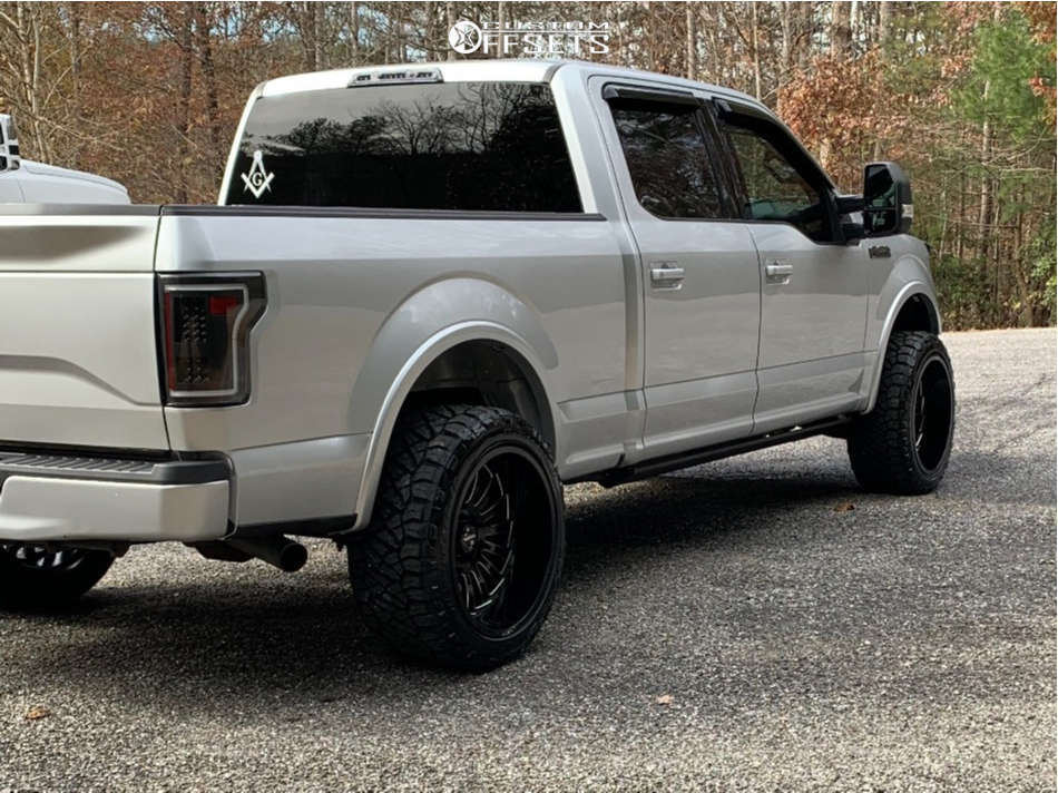 2016 Ford F-150 with 22x12 -51 ARKON OFF-ROAD Alexander and 33/12.5R22 ...