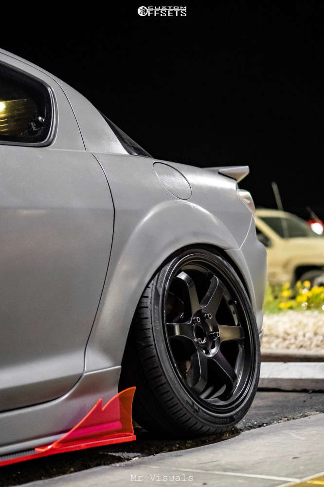 2004 Mazda RX-8 with 18x8 40 Rota Grid and 215/40R18 Lionhart Lh-503 ...