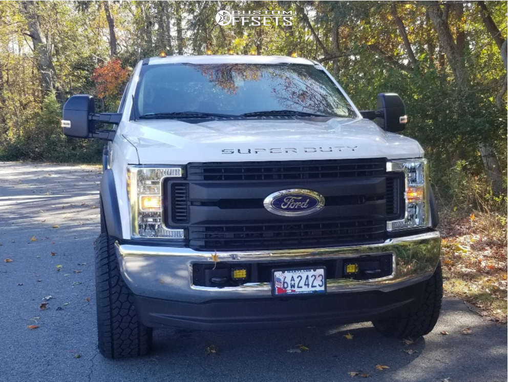 2018 Ford F-350 Super Duty with 20x12 -44 Work Conquest and 305/55R20 ...