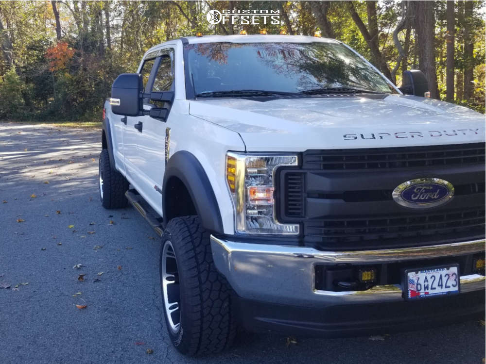 2018 Ford F-350 Super Duty with 20x12 -44 Work Conquest and 305/55R20 ...
