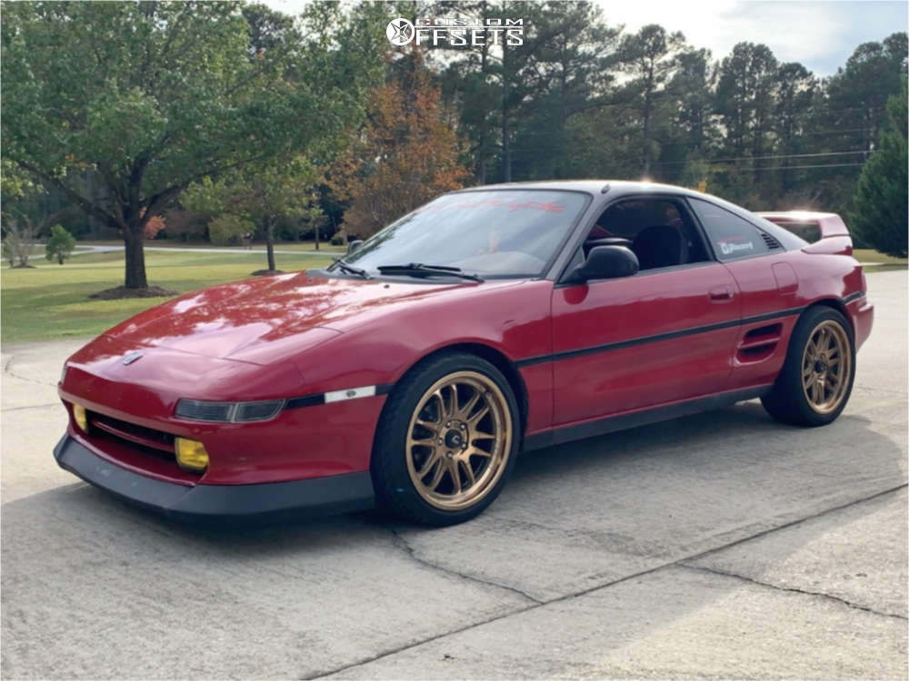 1991 Toyota MR2 with 17x8 30 Cosmis Racing XT-206R and 235/40R17 ...