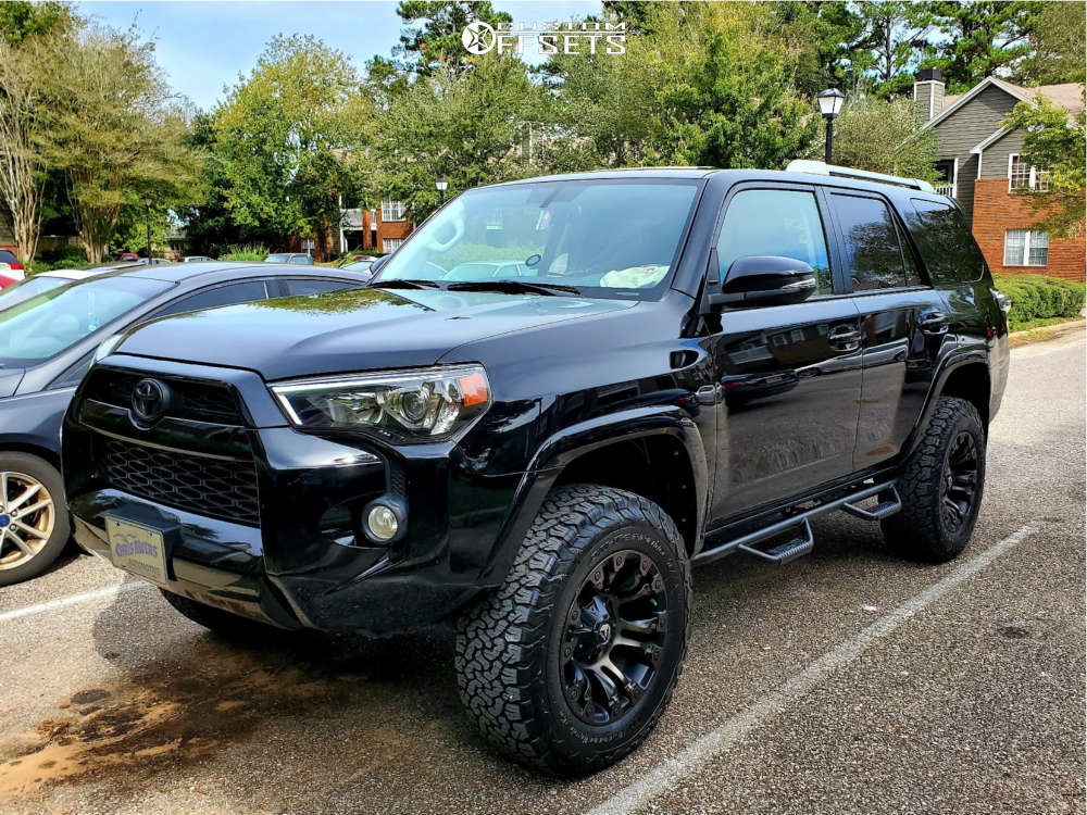 2016 Toyota 4Runner with 18x9 -12 Fuel Vapor and 285/65R18 BFGoodrich ...