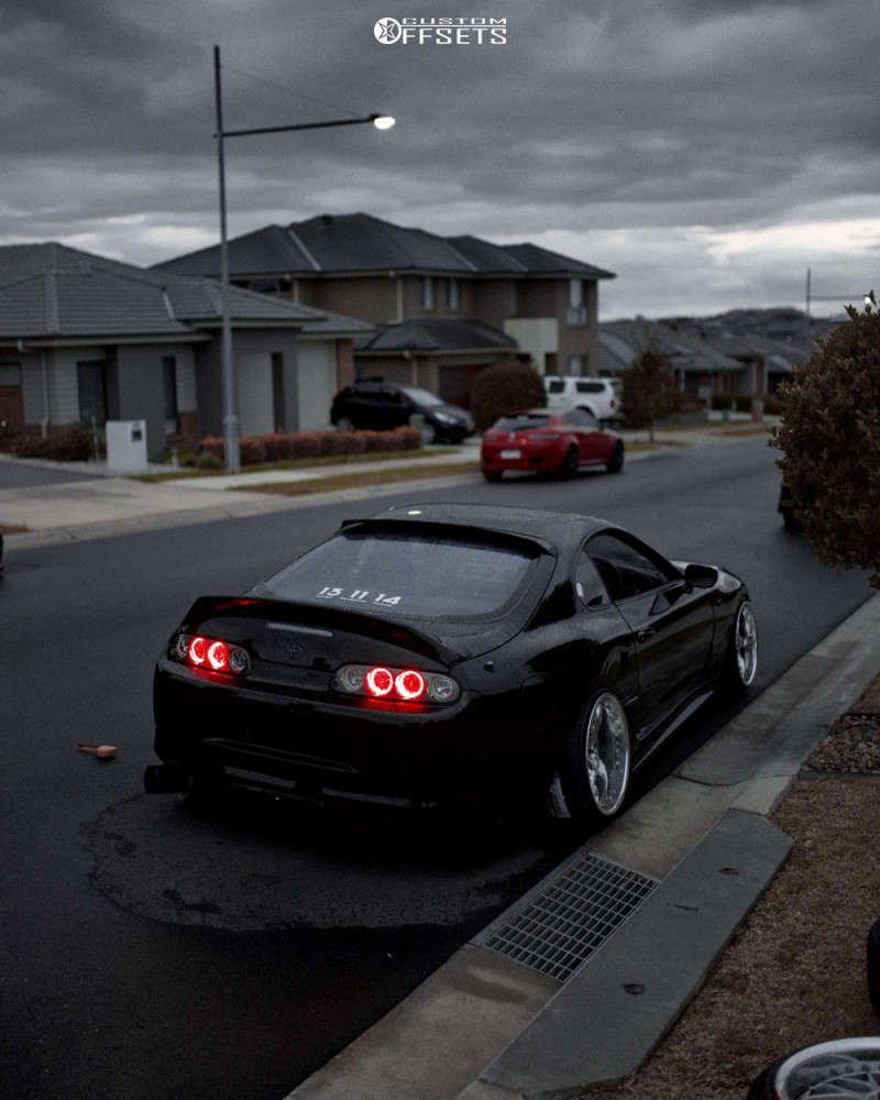 1993 Toyota Supra with 18x10 12 SSR Agle Minerva and 225/40R18 Nitto ...
