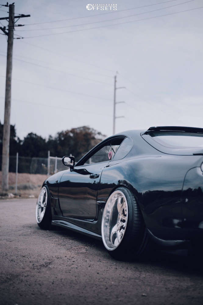 1993 Toyota Supra with 18x10 12 SSR Agle Minerva and 225/40R18 Nitto ...