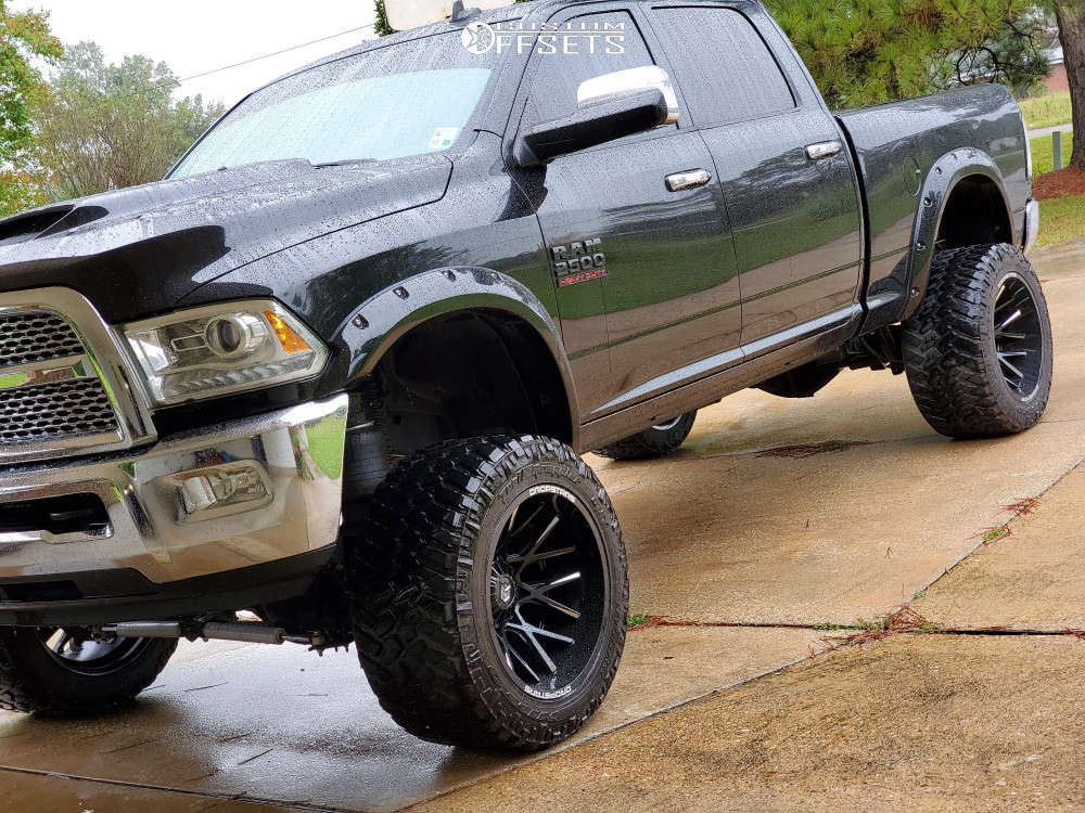 2014 Ram 2500 with 22x14 -76 Dropstars 654bm and 375/45R22 Nitto Trail ...