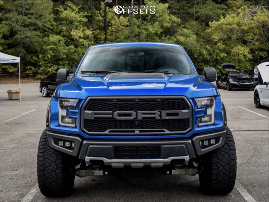 2017 Ford Raptor with 20x12 -44 TIS 544BM and 325/60R20 Nitto Ridge ...