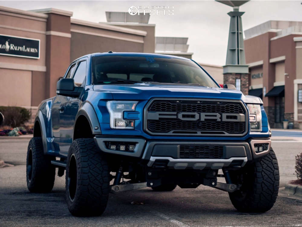 2017 Ford Raptor with 20x12 -44 TIS 544BM and 325/60R20 Nitto Ridge ...